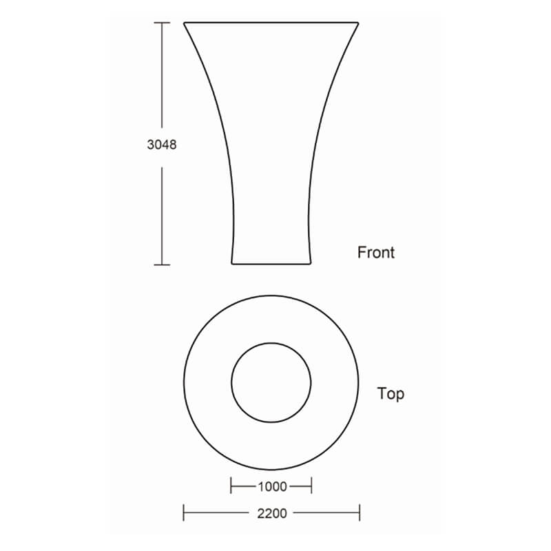 Cyclone Display Stand E03G3 - Buy Flare Display, Morning Glory, Floor ...