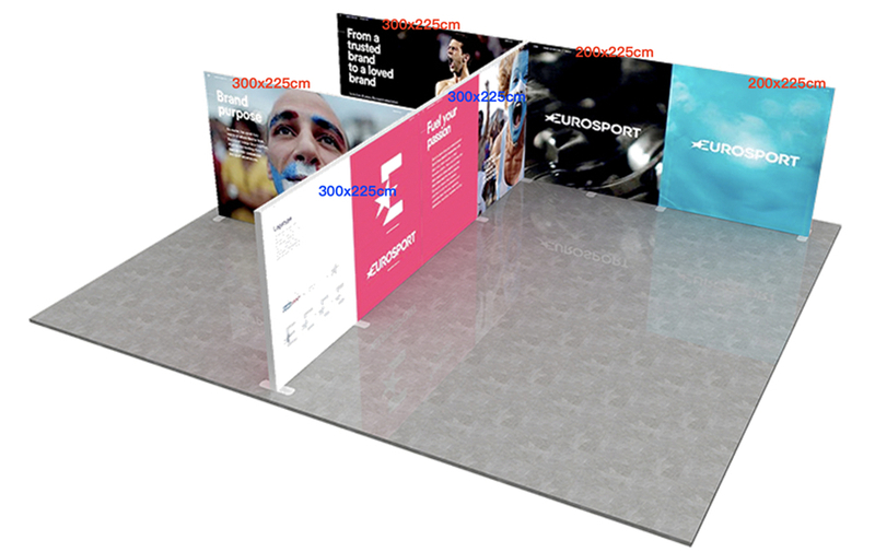 Modular Illuminated Stand E01D20 - Buy Backlit Display, Illuminated ...