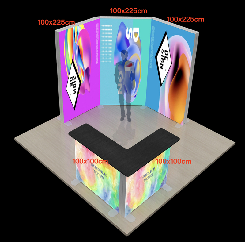 10ft Light Box Display E01D11 - Buy Backlit Display, Backlit Exhibition ...