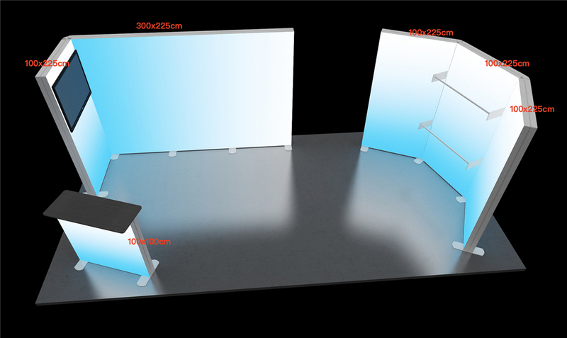 10ft x 20ft Event Lightbox Booth E01D18 - Buy Light Box Booth, Seg ...