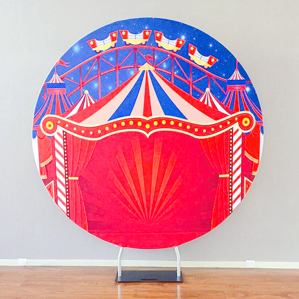 Party Circle Backdrop E03A10 - Buy Circle Banner, Round Banner, Wedding ...