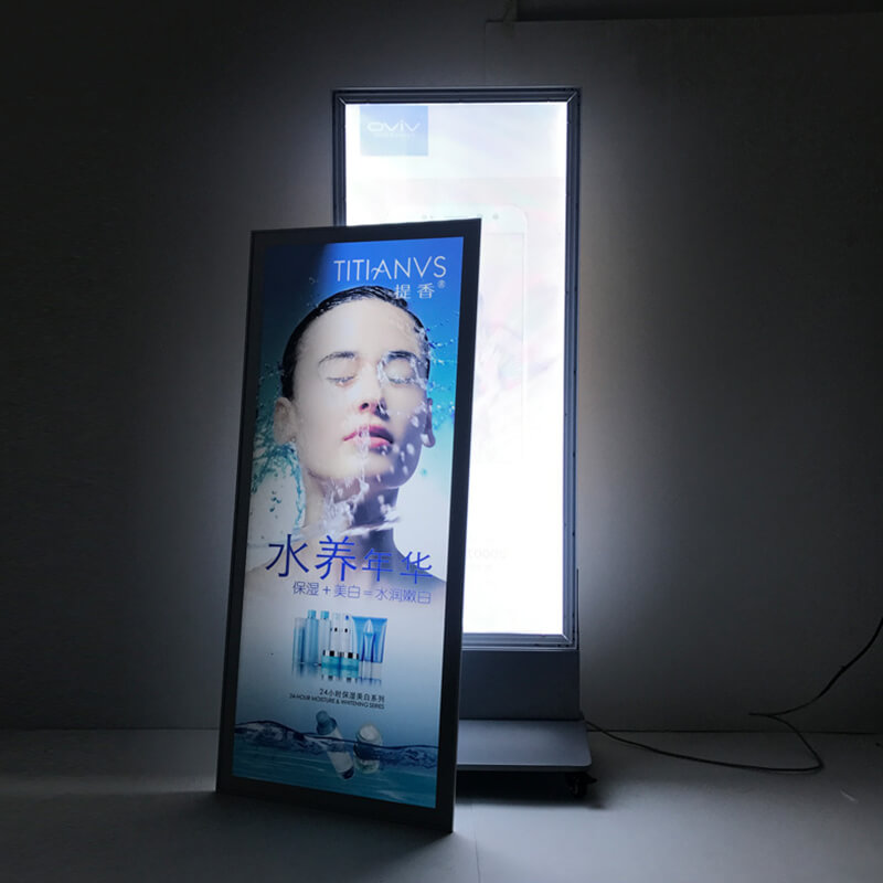 Floor Mag Light Box E04F1 - Buy Moving Light Box, Wheeled Lightbox ...