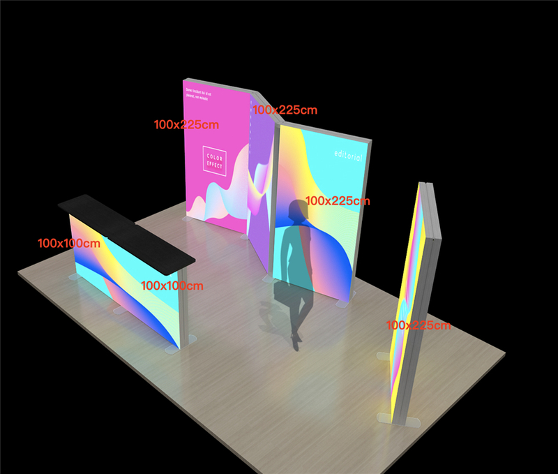 Backlit Show Signage E01D3 - Buy Backlit Exhibition Booth, Illuminated ...